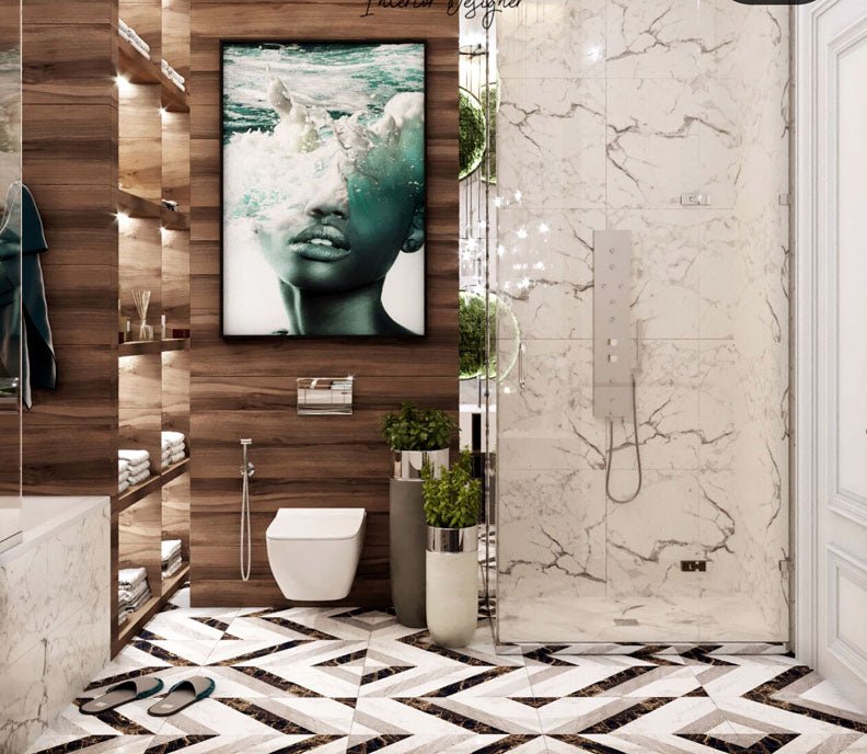 Stand Out w/ Elegance & Grace: Chevron Tile Pattern [Available Now] – Artsaics