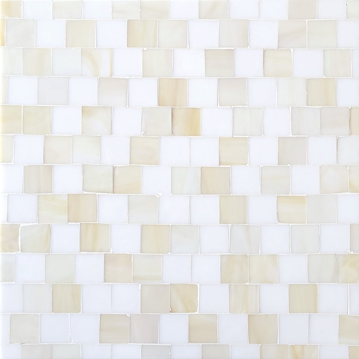 Offset Sand Blend 1''x1'' Lava Glass Mosaic – Artsaics