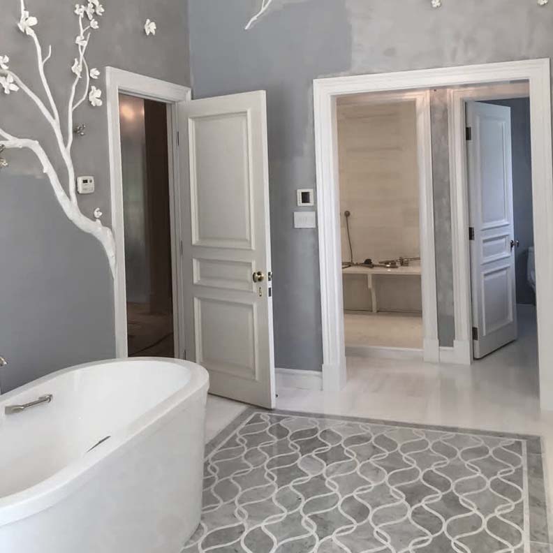 Make a Statement with 1 Simple Change to Your Home: Lace Ribbon Tile ...