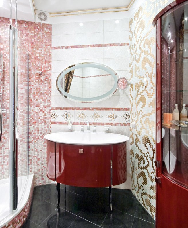 Make a Dramatic Statement with Firey Red Tile [Best Tile of 2024 ...