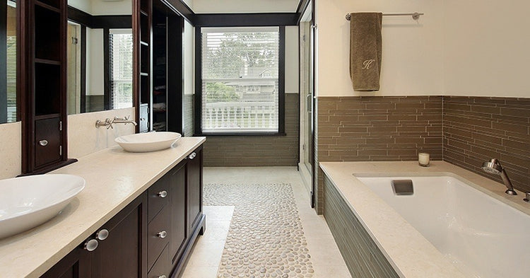 Get the Intricate Feel of Pebbles & Pebble Tile w/ River Rock Tile ...