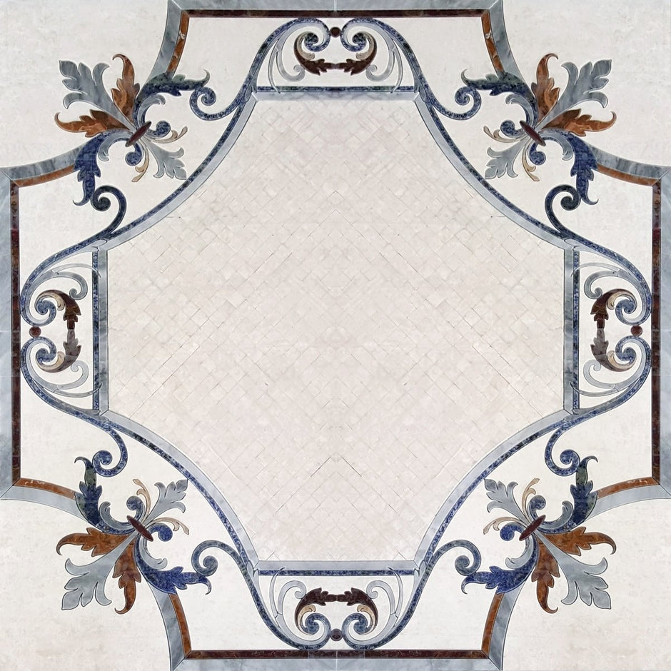 Make a 1-of-1 Custom Art Piece in Your Home with a Tile Medallion ...