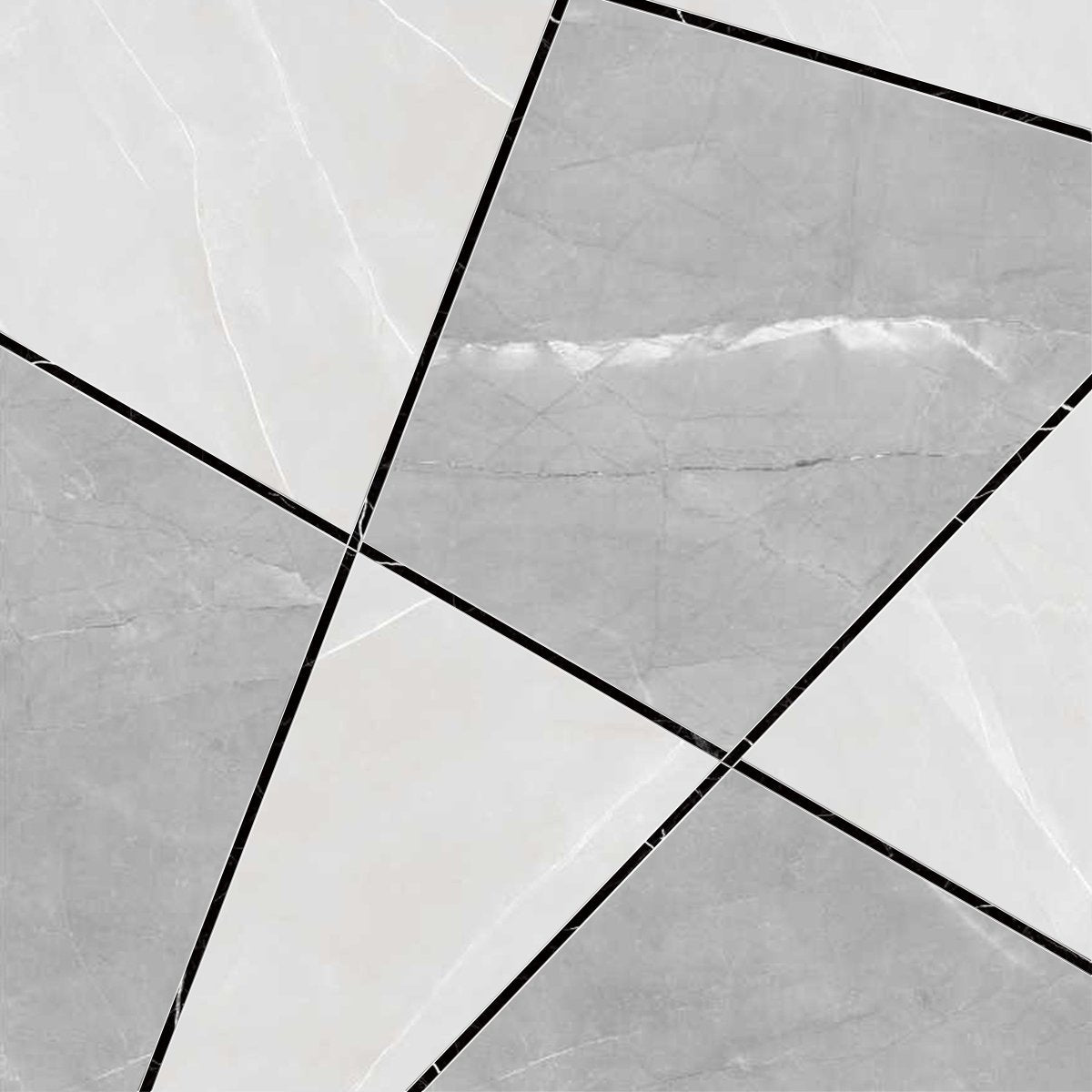 Fiji Large Armani Grey Abstract Porcelain Waterjet Tile – Artsaics