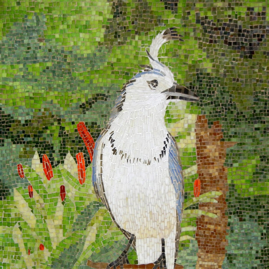 Glow Bird Landscape Mural