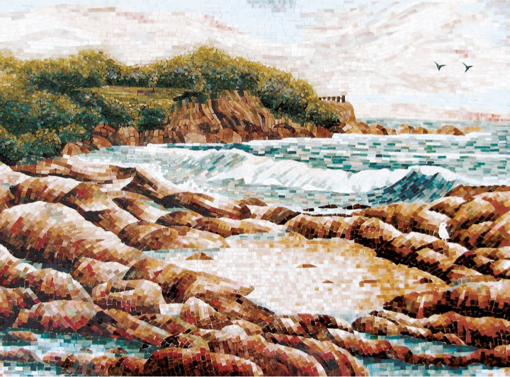 Glow Suquan Glass Seaside Mosaic