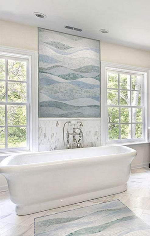 Onda Aqualine Weave Stone Mosaic – Artsaics
