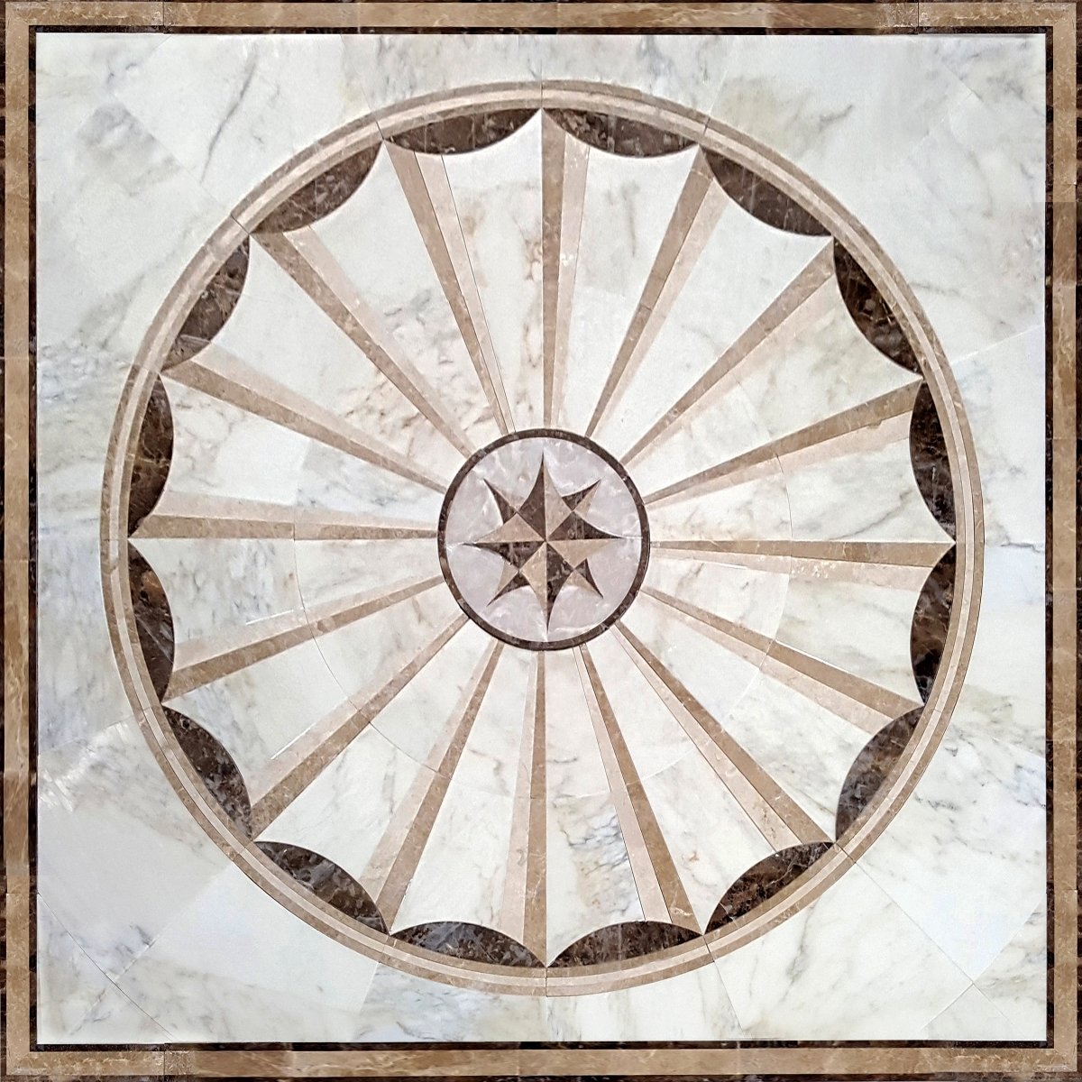 Medallion Floor Tile Layout Patterns
