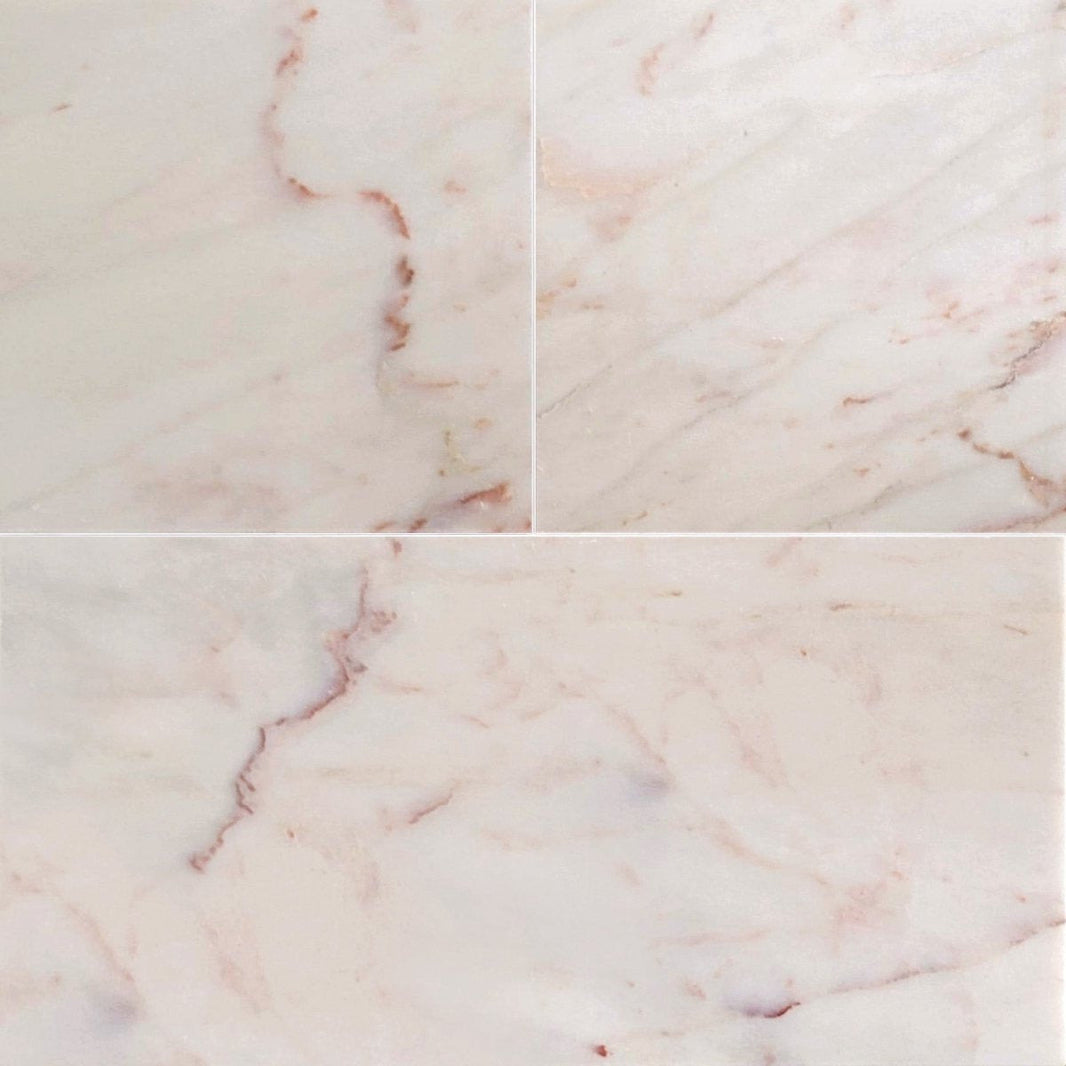 Rosa Aurora Honed Marble Field Tile 12''x24''x3/8''