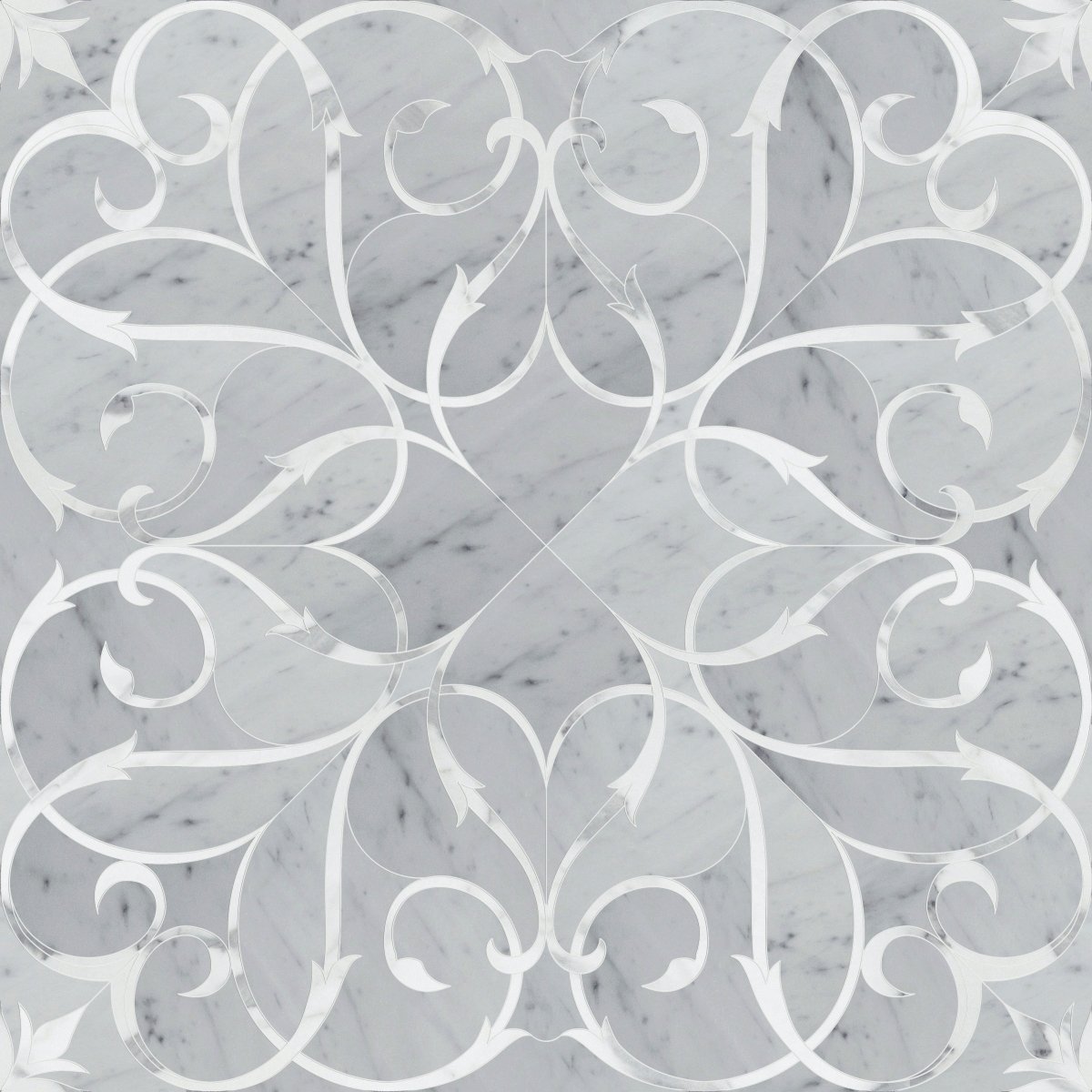 Casablanca Maravilla Ornamental Stone Waterjet Mosaic – Artsaics