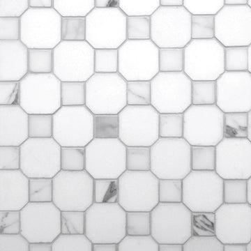 Hottest Tile Trends of 2024: Octagon Tile Mosaic – Artsaics