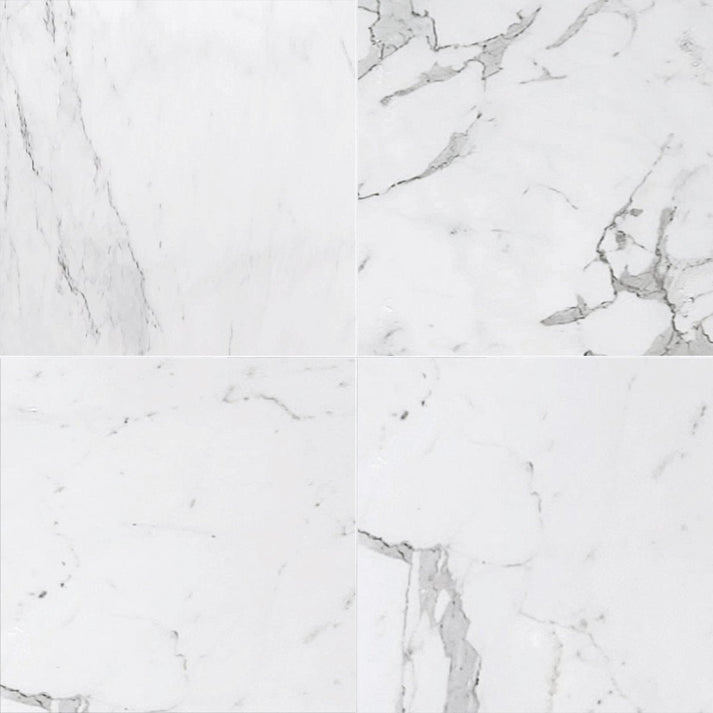 Calacatta Michael Angelo Honed Marble Field Tile 12''x12''x3/8'' – Artsaics