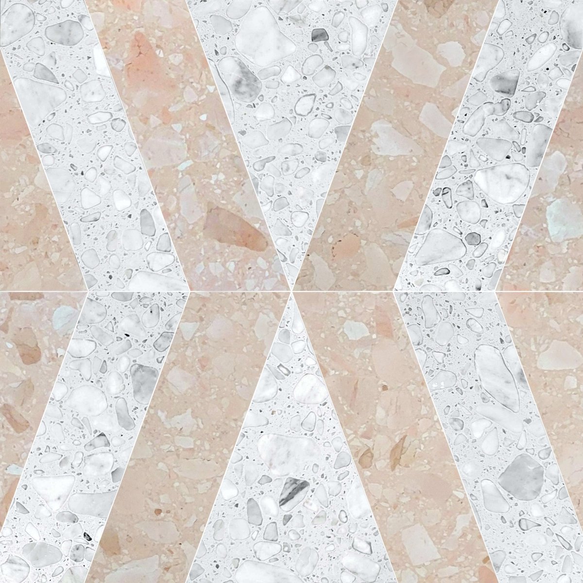 Pick the York Rosa Geometric Terrazzo Mosaic for a Perfect Accent Wall ...