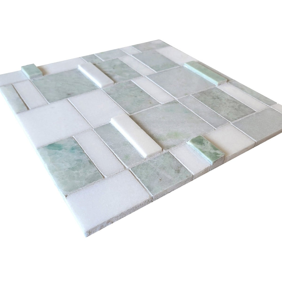 Elevations Blocks Sky Dimensional Stone Mosaic – Artsaics