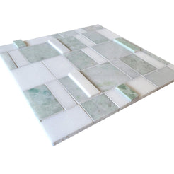 Elevations Blocks Sky Dimensional Stone Mosaic – Artsaics