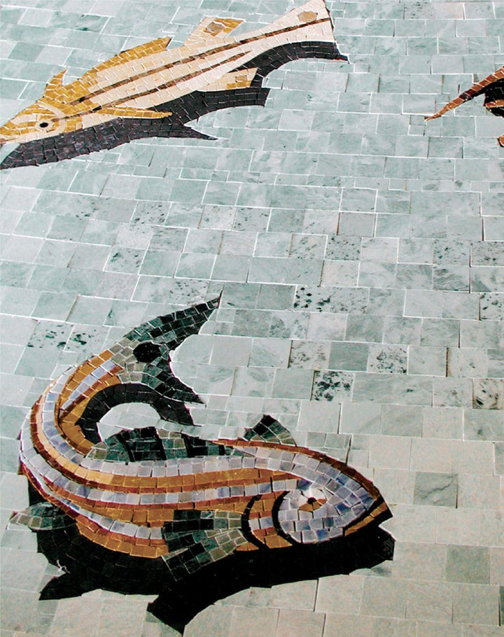 Fish Mosaic Tile – Artsaics