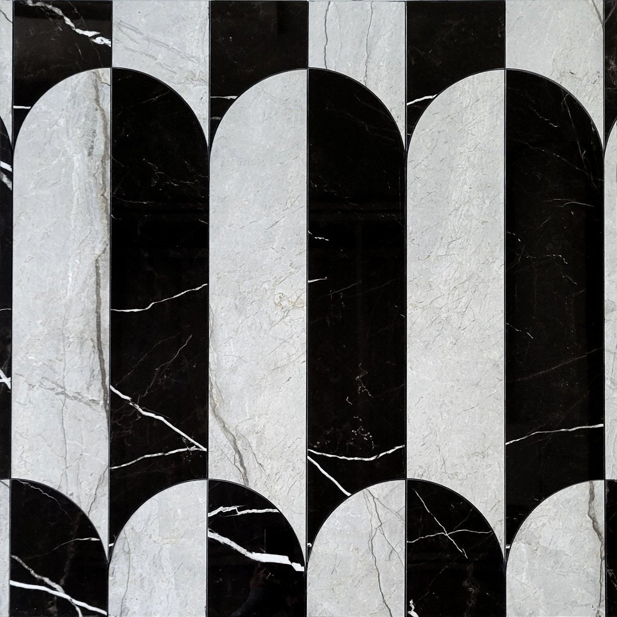 Cristallo Scallop Porcelain Tile: The Perfect Stone Tile Backsplash ...