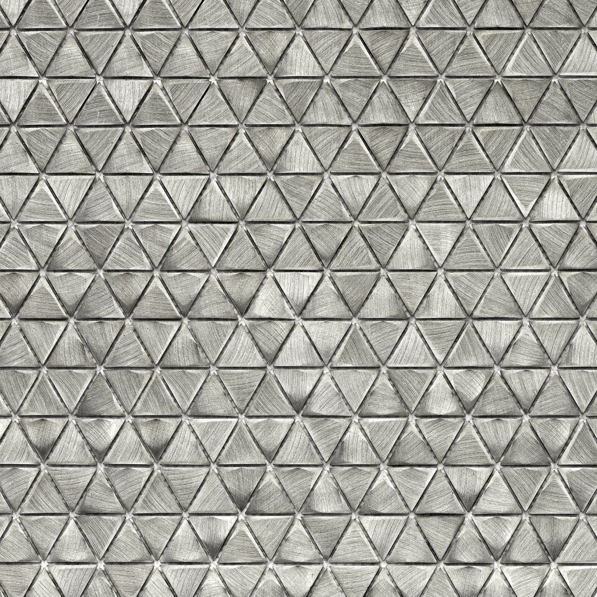 Metalico Triangle Silver Metal Mosaic – Artsaics
