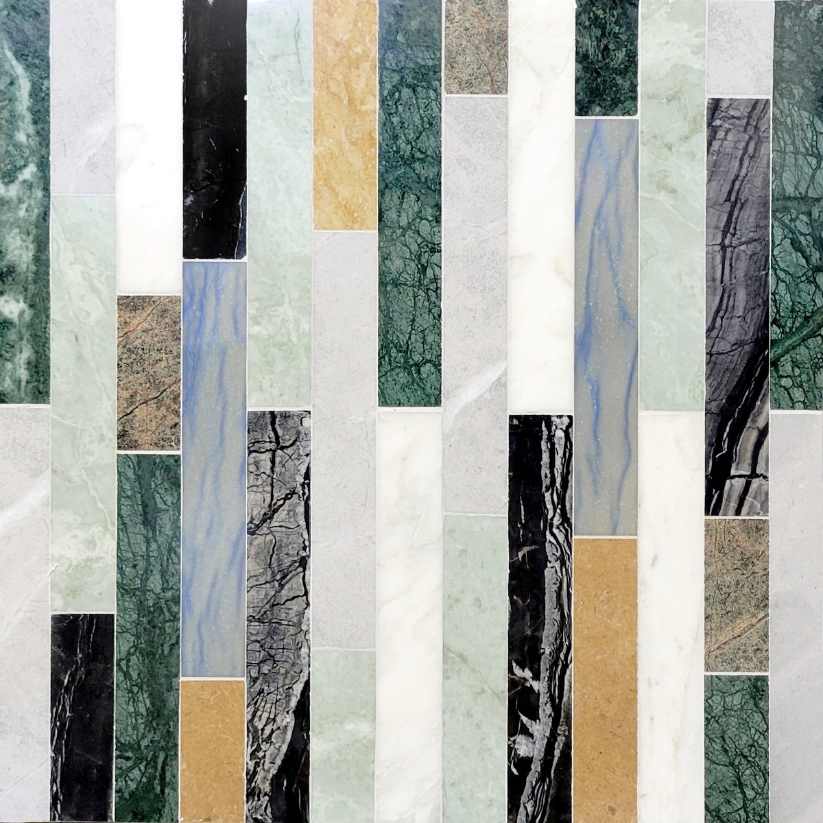 Decoline Olin Linear Stone Mosaic – Artsaics