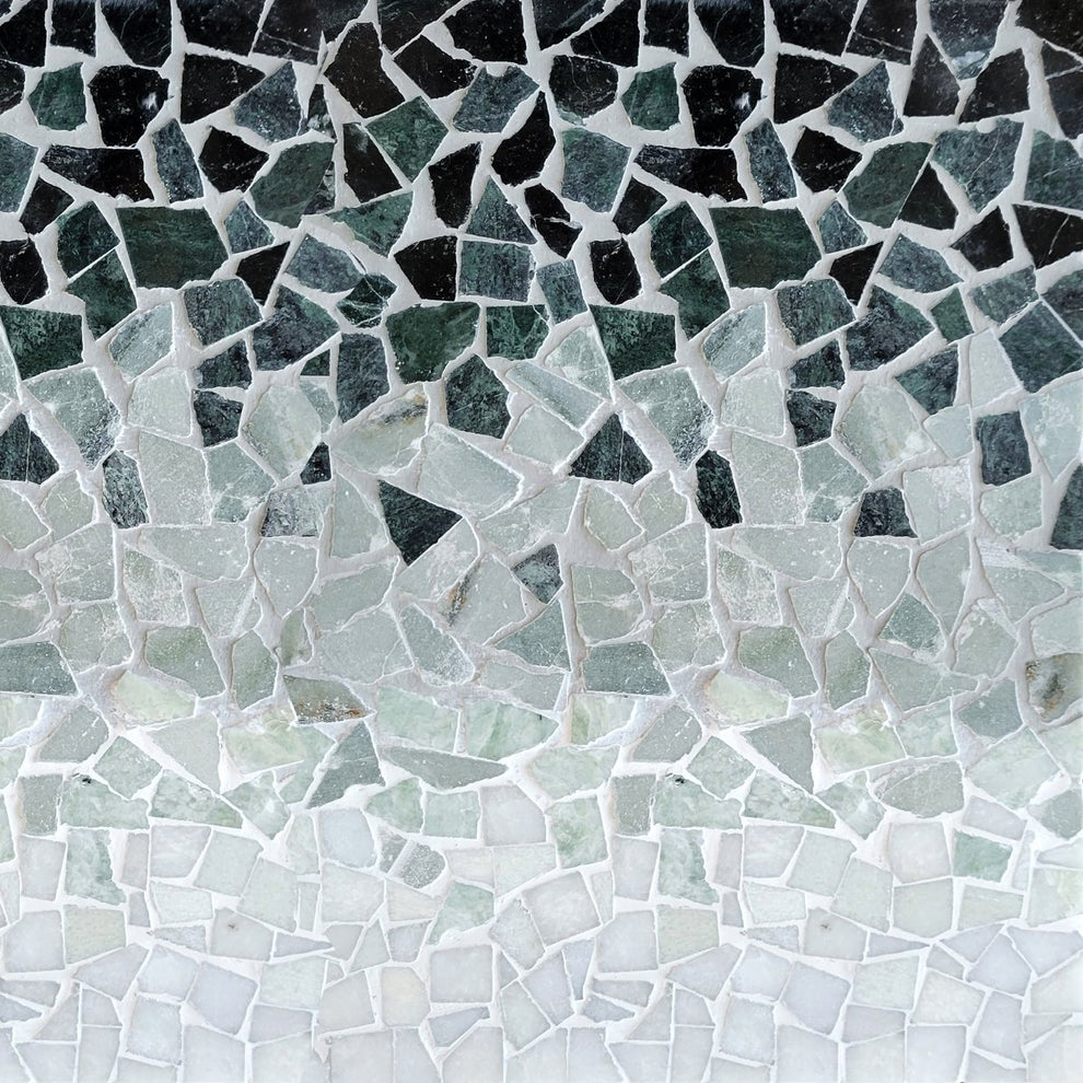 Ombre Rock Arbor Stone Mosaic: The Perfect Unique Tile Addition – Artsaics