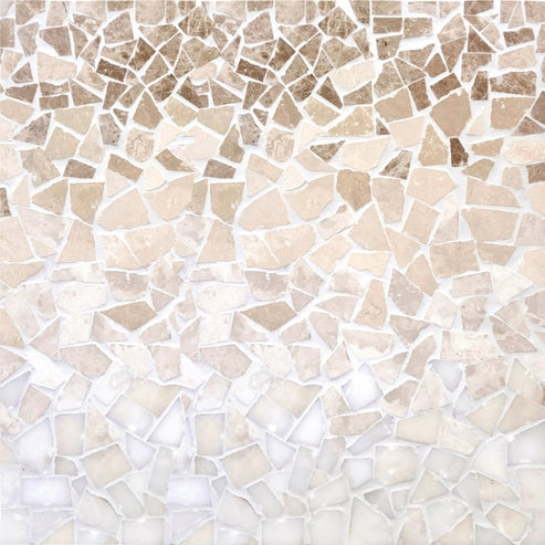 Ombre Rock Sand Stone Mosaic – Artsaics