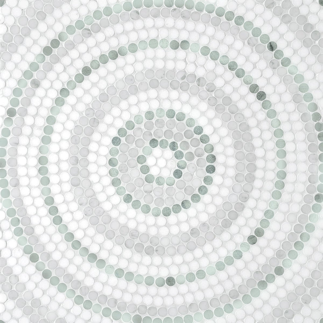 Penny Circle Gabby Rounds Stone Mosaic – Artsaics