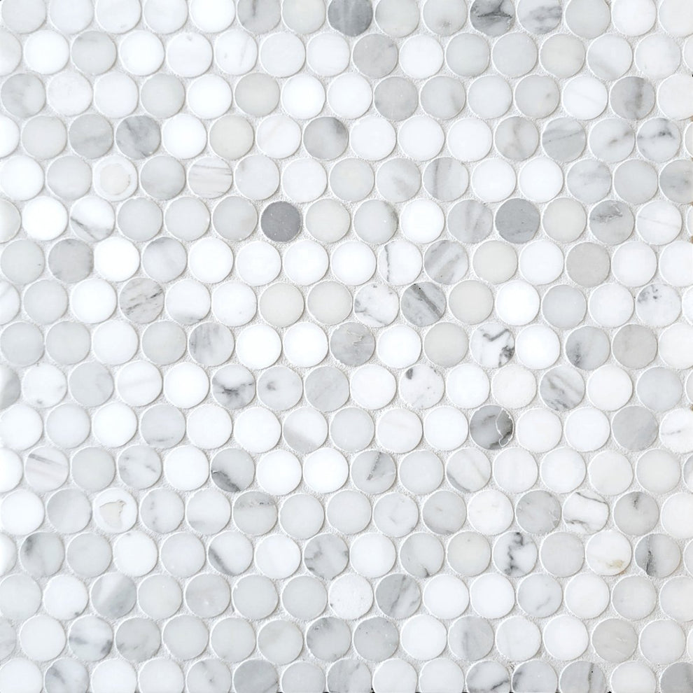 Penny Tile Elle Rounds Stone Mosaic – Artsaics