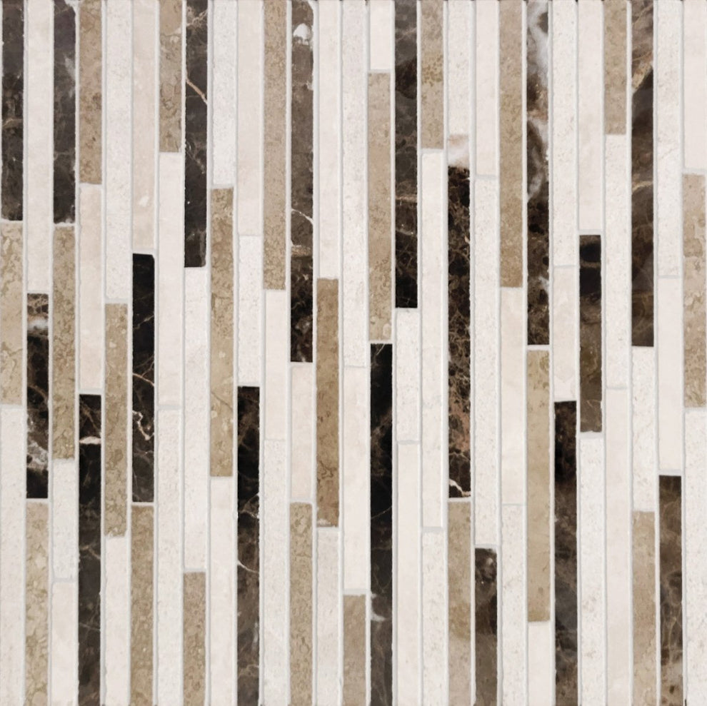 Soho Royal Linear Stone Mosaic – Artsaics