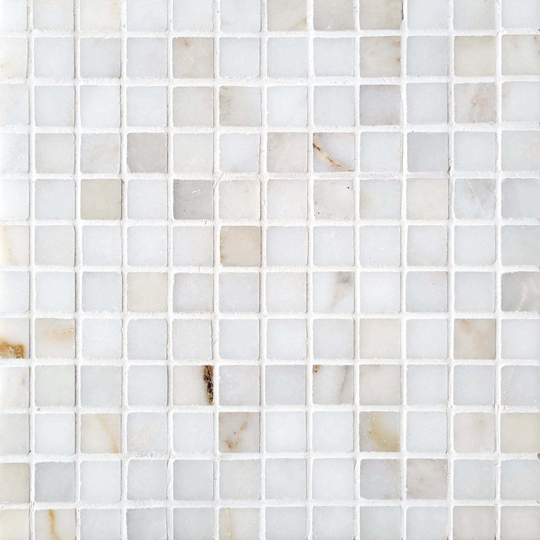 Straight Afyon Sugar 1''x1'' Stone Mosaic – Artsaics