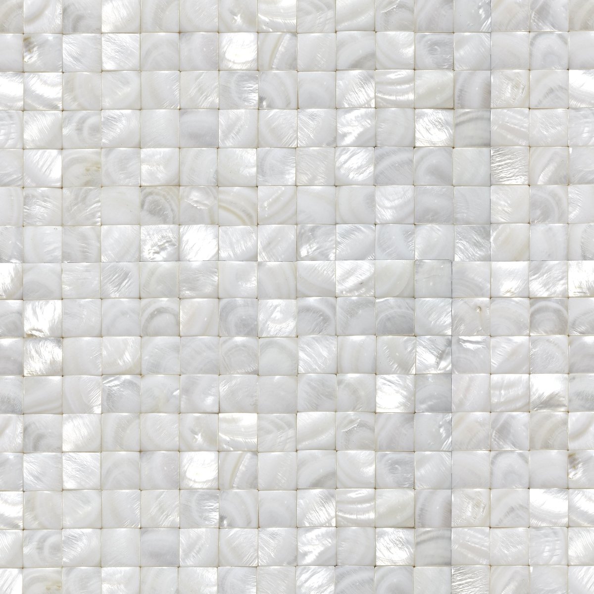 Straight Dimensional White Pearl Shell Mosaic – Artsaics