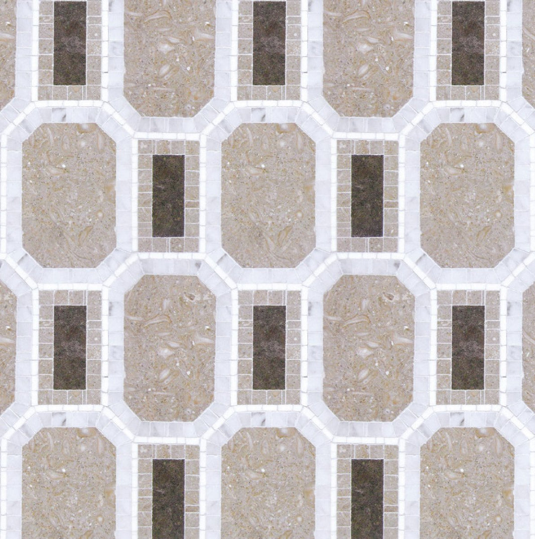Hottest Tile Trends of 2024: Octagon Tile Mosaic – Artsaics